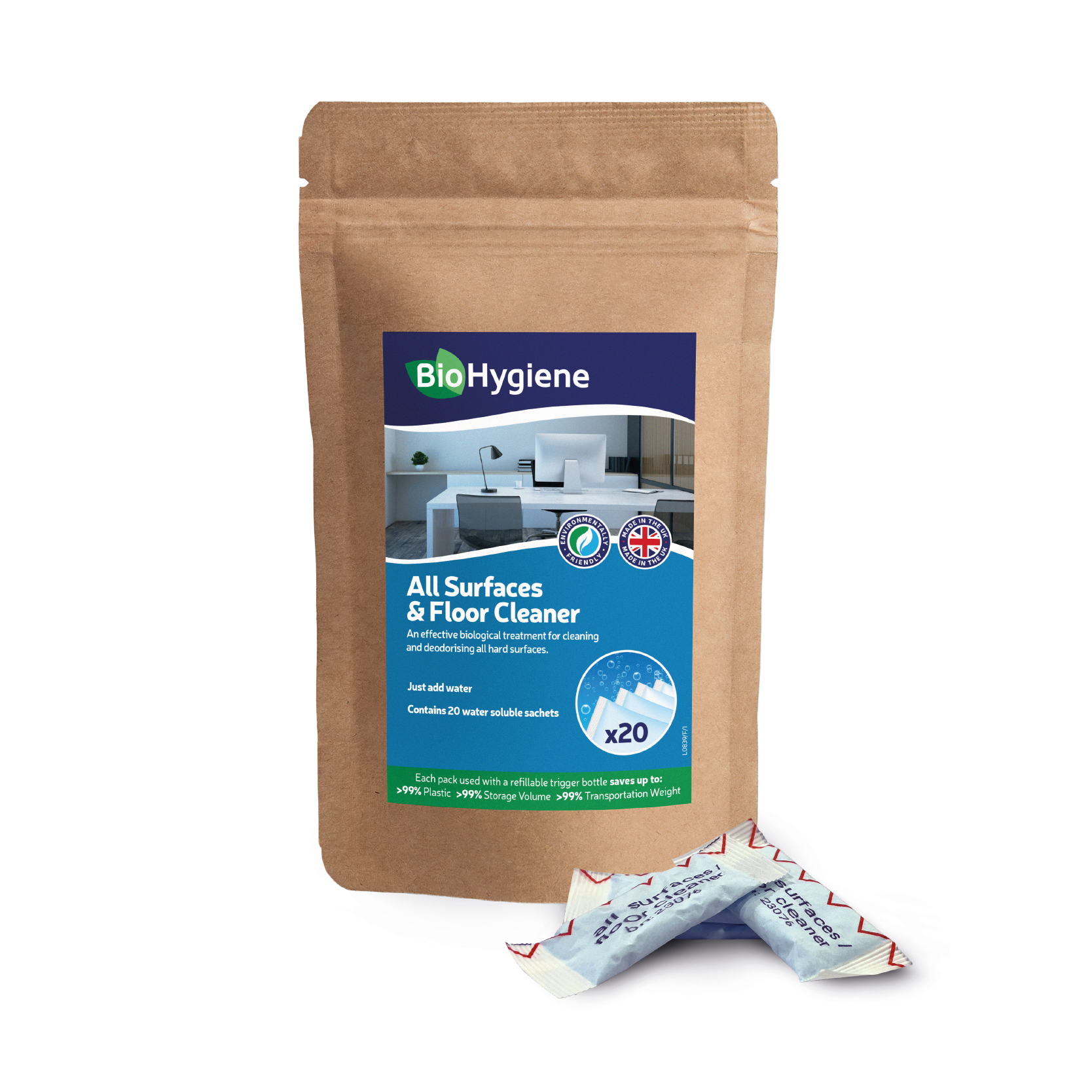 BioHygiene Cleaning Sachets | Sustainable Cleaning Made Easy