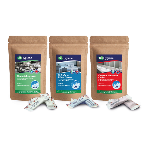 BioHygiene Cleaning Sachets | Sustainable Cleaning Made Easy